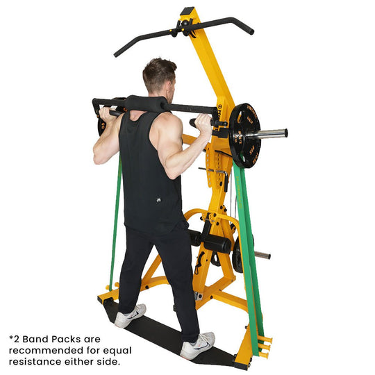 Resistance Band Set | 4 Premium Bands + Carry Bag | Powertec
