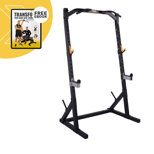 Workbench® Half Rack | Yellow | Powertec | Home Gym