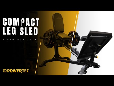 Compact Leg Sled | Powertec | Home Gym Equipment