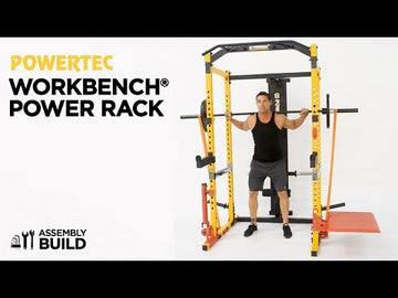 Workbench® Power Rack | Yellow | Powertec | Home Gym