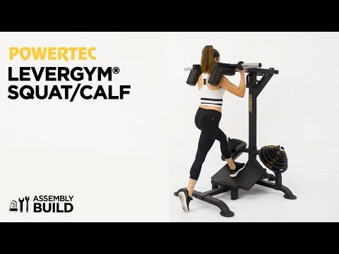 Levergym Squat/Calf Machine | Powertec | Home Gym Equipment