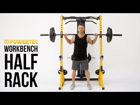 Workbench® Half Rack | Yellow | Powertec | Home Gym