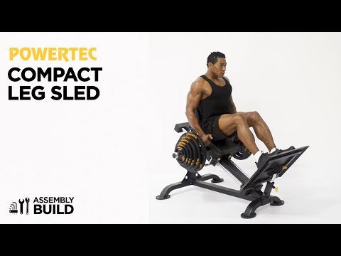 Compact Leg Sled | Powertec | Home Gym Equipment