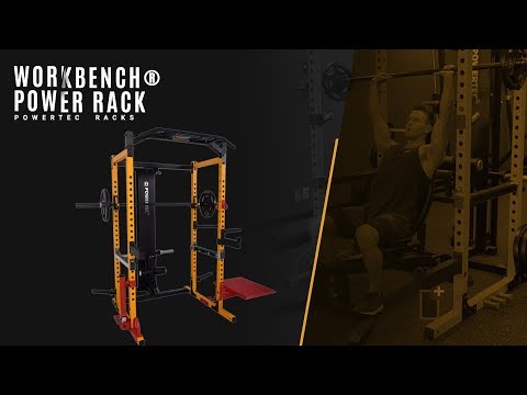 Workbench® Power Rack | Yellow | Powertec | Home Gym