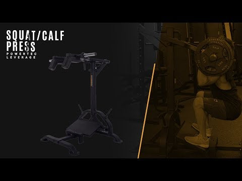 Levergym Squat/Calf Machine | Powertec | Home Gym Equipment