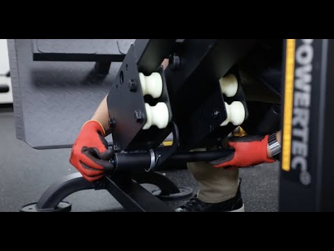 Compact Leg Sled | Powertec | Home Gym Equipment