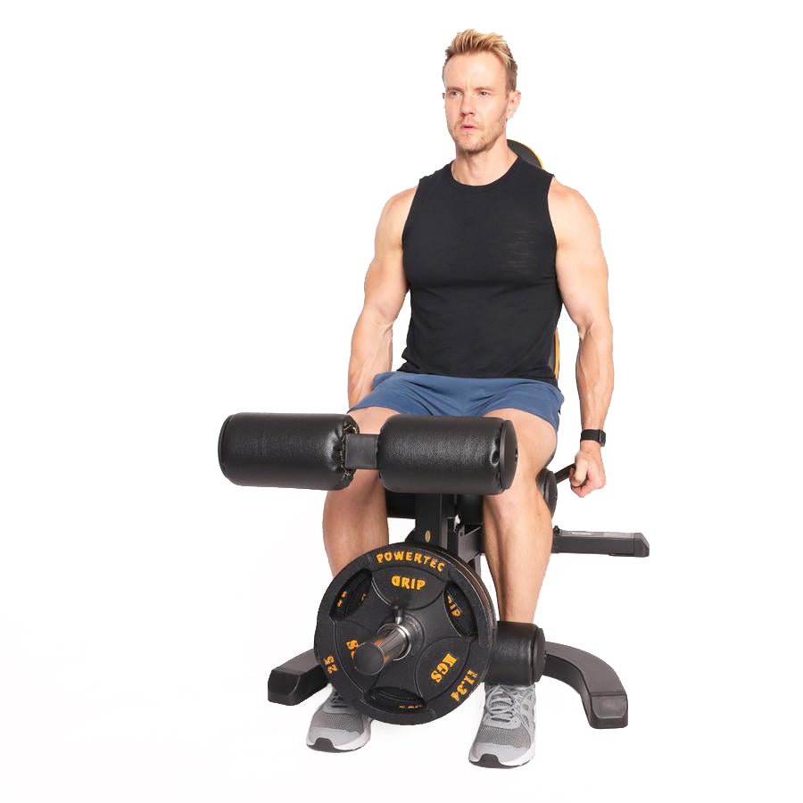 2-in-1 Leg Lift Machine | Powertec | Home Gym Equipment